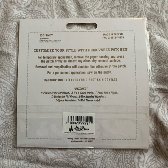 Disney | Accessories | Stitch Ohana Patch | Poshmark